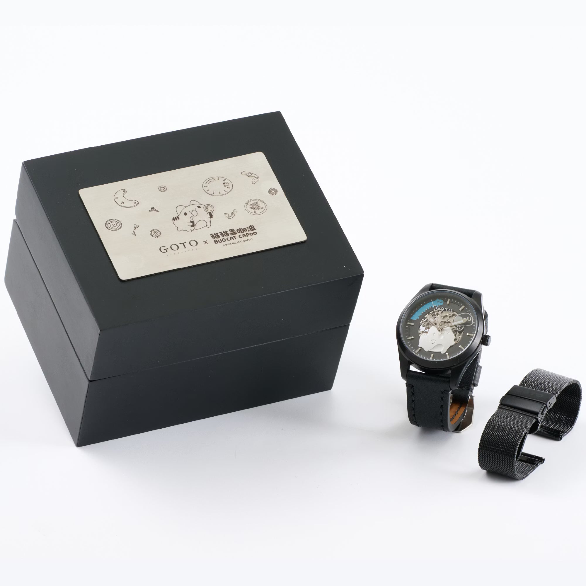 Capoo & Dogdog Automatic Watch (Exclusive Gift Box Set) – Bugcat Capoo ...
