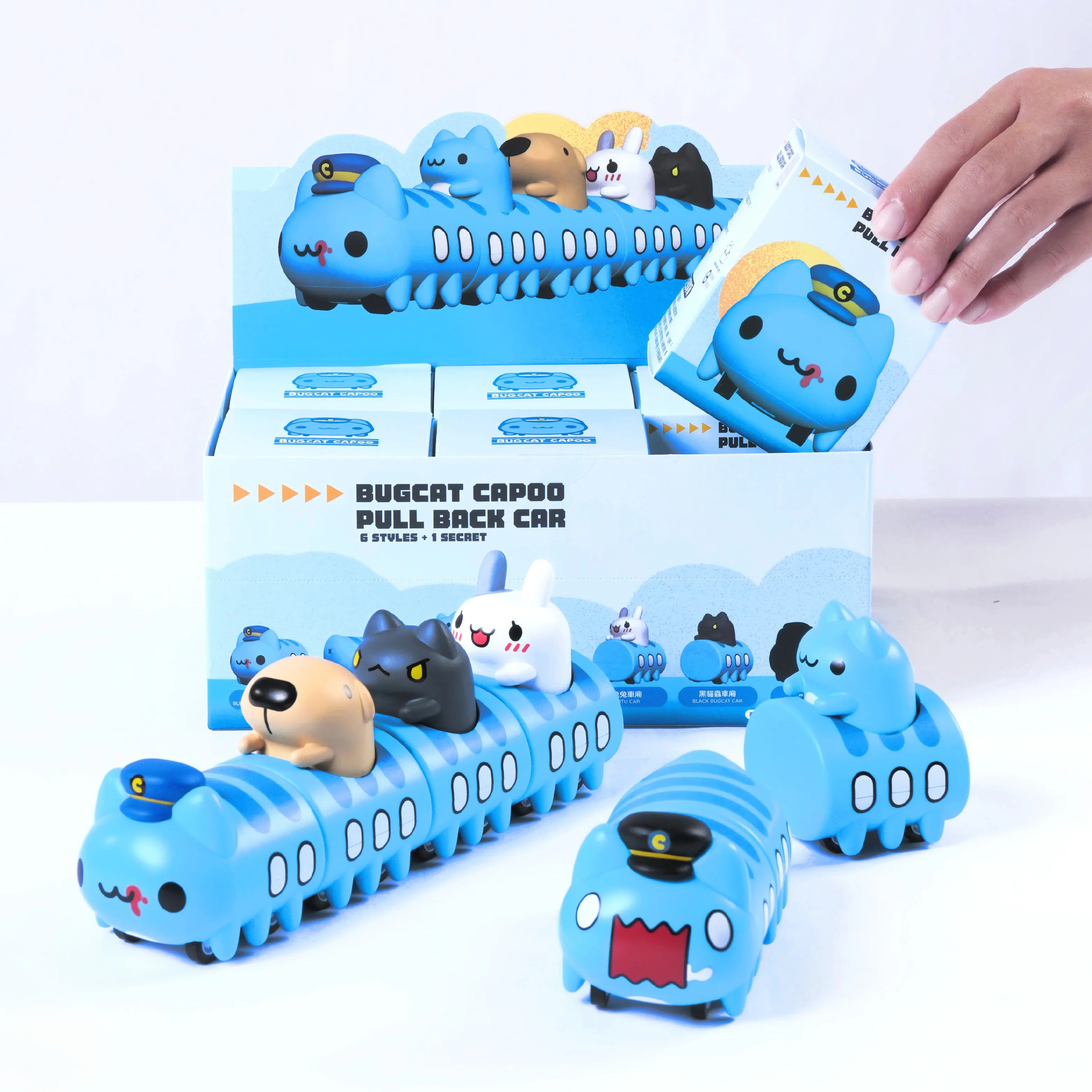 Bugcat Capoo & Friends Magnetic Pull-Back Train (Box of 6) – Bugcat ...